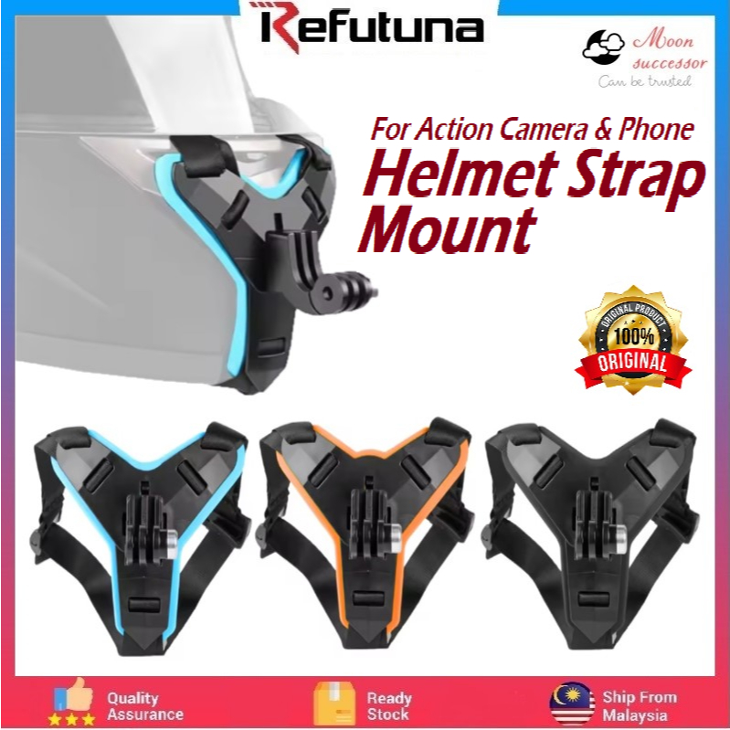 Motorcycle Helmet Mount Strap Helmet Front Chin Mount Jaw Holder ...