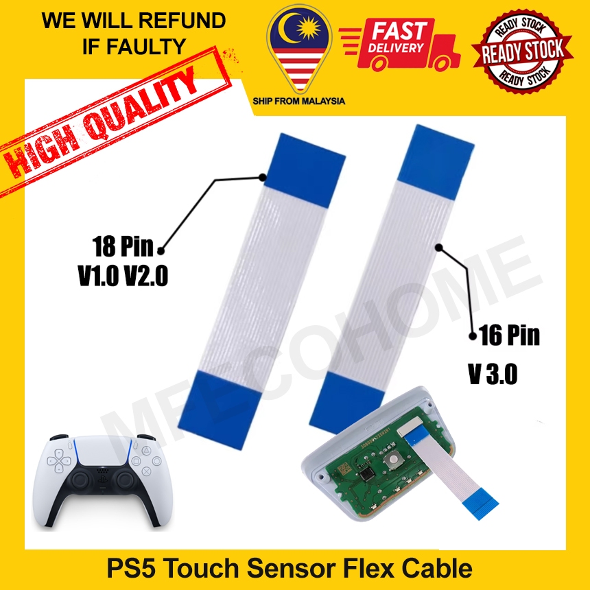 PS5 DualSense V1 V2 V3 Touchpad Flex Cable Ribbon for BDM-010/020/030 ...
