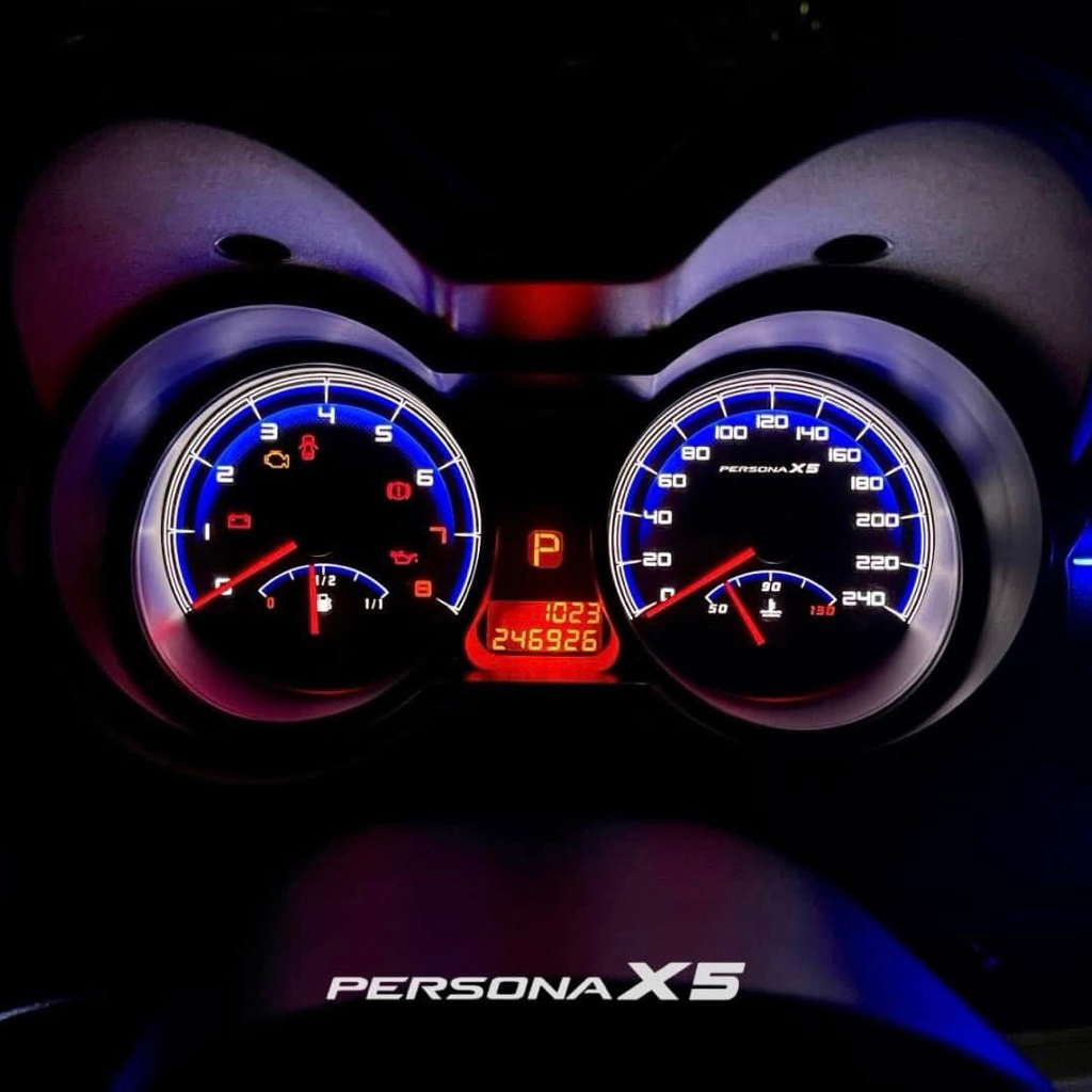 PERSONA X5 CUSTOM METER DESIGN (PAPAN METER BUKAN STICKER) | Shopee ...