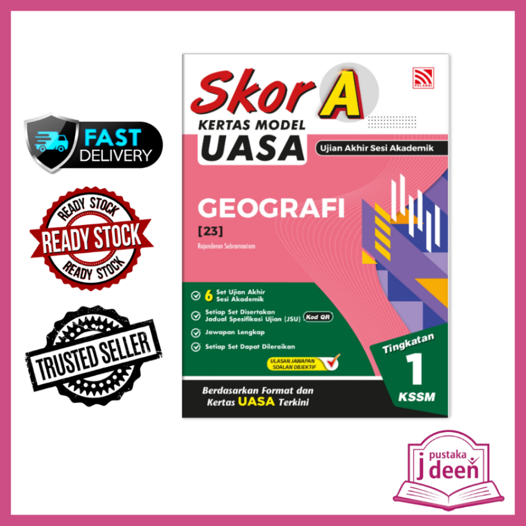 JDEEN BUKU LATIHAN GEOGRAFI TINGKATAN 1 - SKOR A KERTAS MODEL UASA | Shopee Malaysia