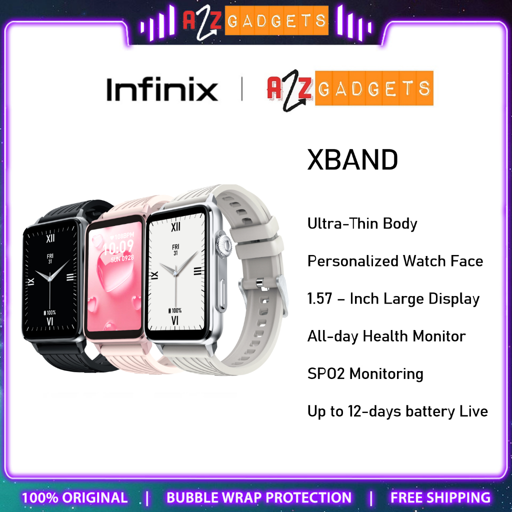 Infinix XBand - 1.57"inches Grand Screen l Up to 12 Days Battery Life l ...