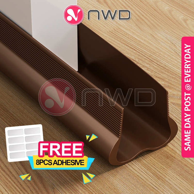 𝗫𝟯 𝗣𝗥𝗢𝗧𝗘𝗖𝗧𝗜𝗢𝗡 》 PVC Door Seal Strip Gap Stopper Blocker Doorstop ...