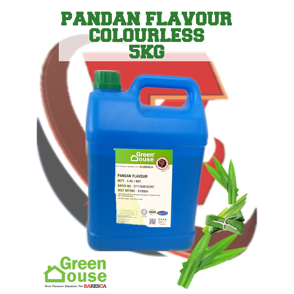 PANDAN FLAVOUR 5KG | HALAL | PERASA PANDAN TIADA WARNA 5KG | Shopee ...