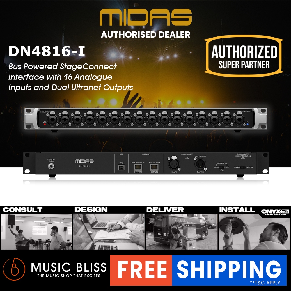 Midas DN4816-I StageConnect Interface | Shopee Malaysia