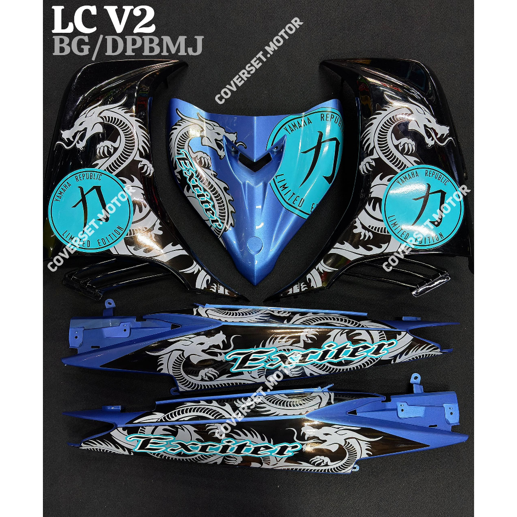 COVERSET LC 135 V1 V2 V3 V4 V5 V6 V7 V8 NEW DESIGN | Shopee Malaysia