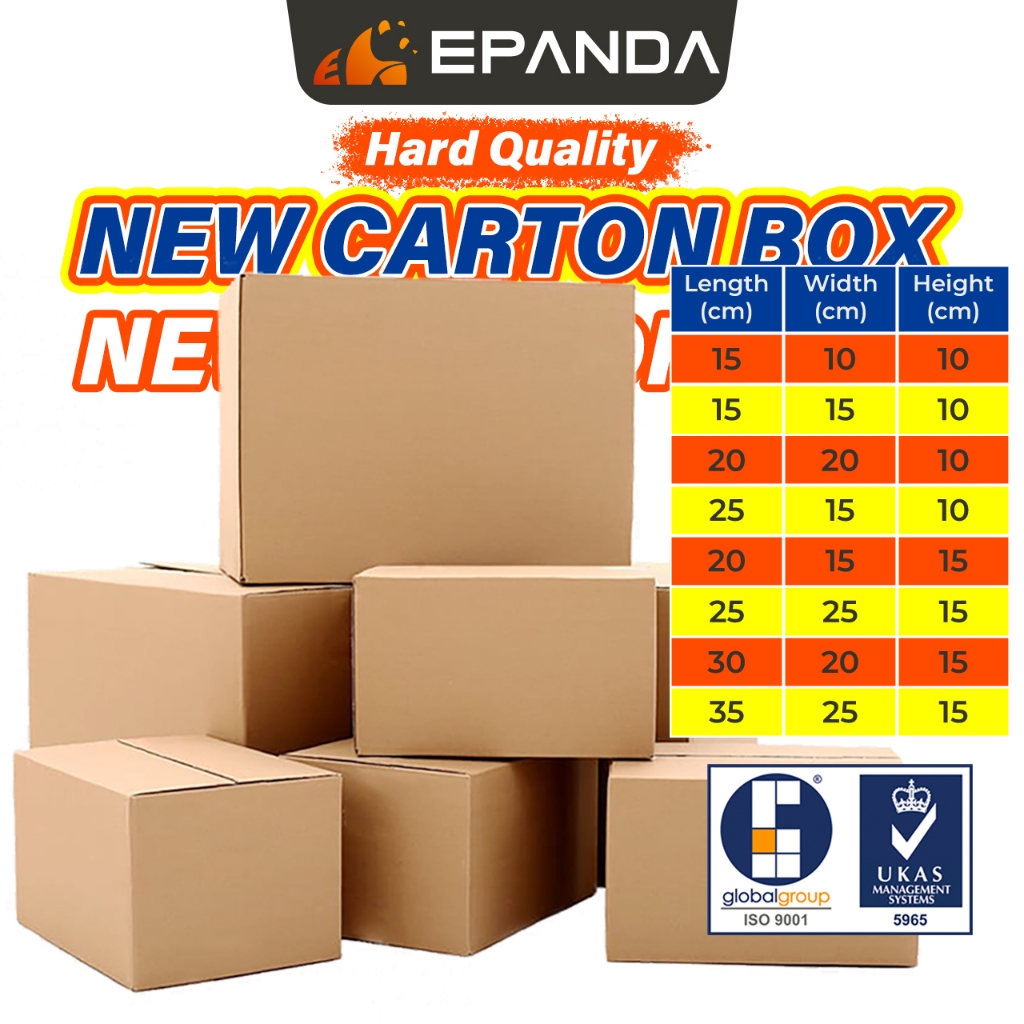 Corrugated Carton Box Packaging Courier Parcel Box Kotak Karton ...