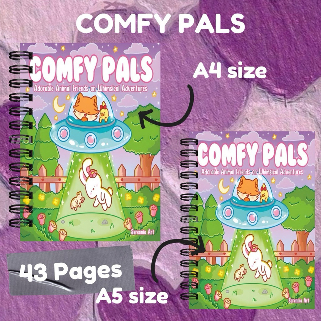 Comfy pals Coloring book loose paper a cute and cozy coloring book 43 ...