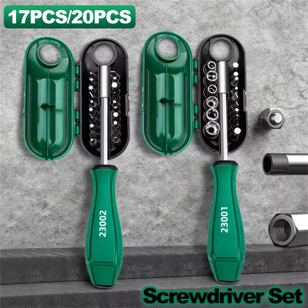 17pcs/20pcs Multifunction Screwdriver set Screw Driver Bits HEX Socket ...