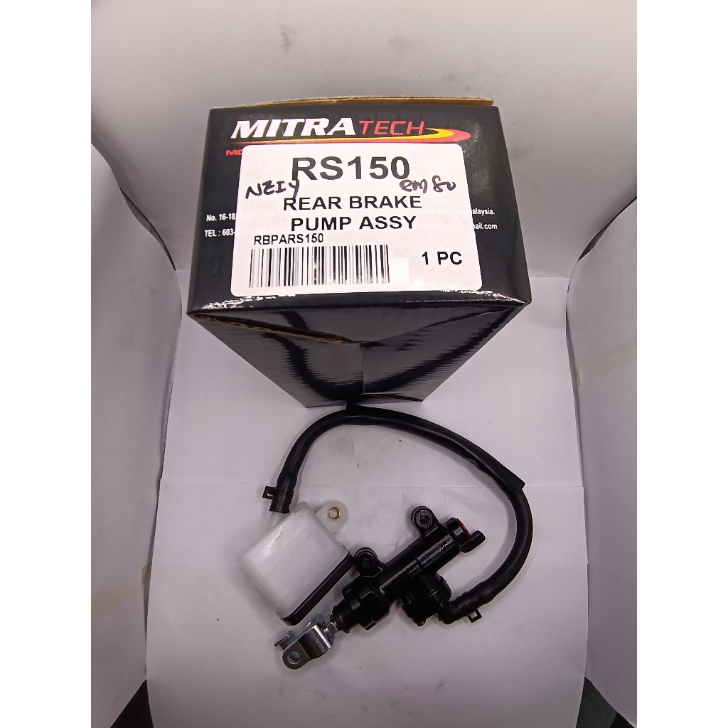 MitraTech HONDA RS150 Rear Belakang Master Pump Brake Pam Cylinder ...