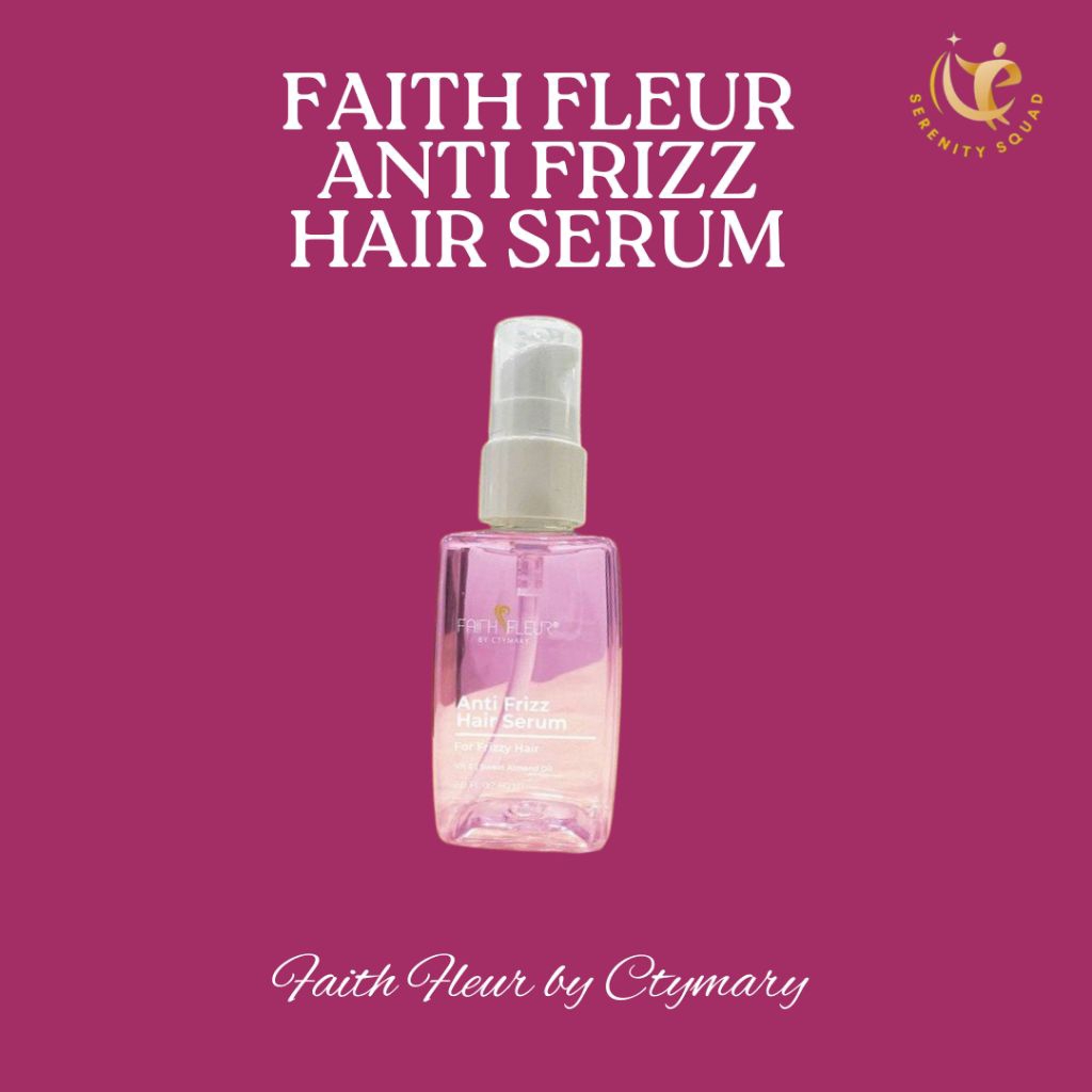 Faith Fleur Serum Rambut Anti-Frizz 60ml- Formulasi Ringan , Memberi ...