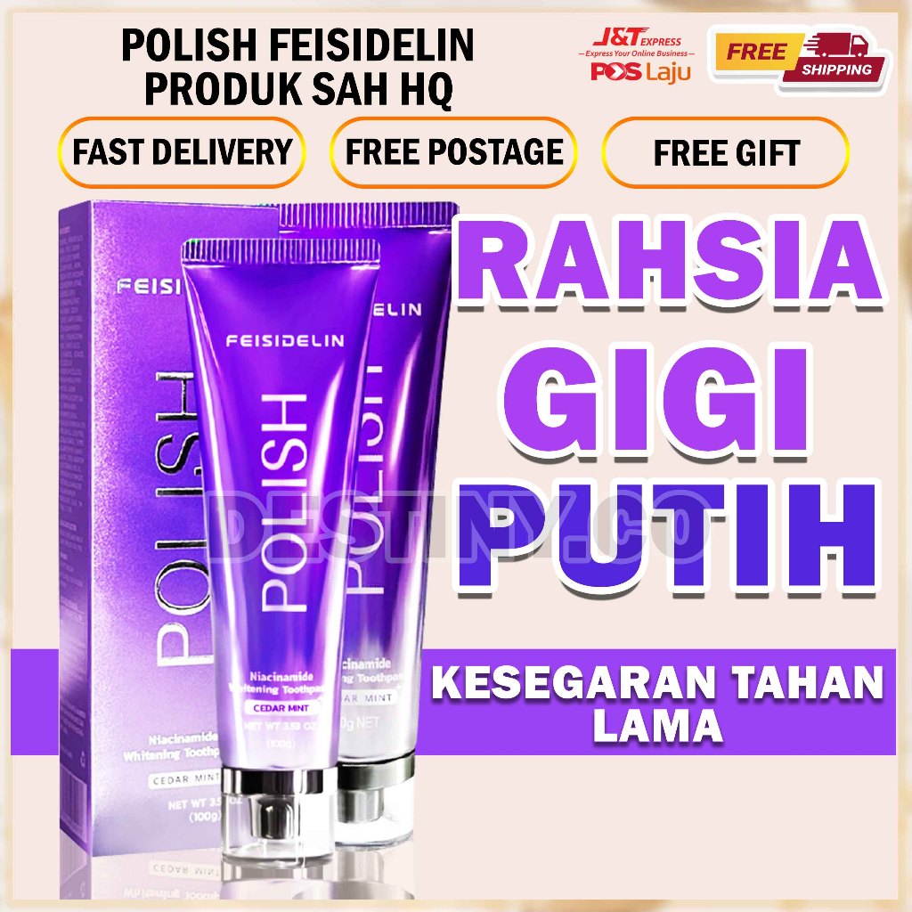 POLISH FEISIDELIN Niacinamide Whitening Toothpaste Probiotic Caries ...
