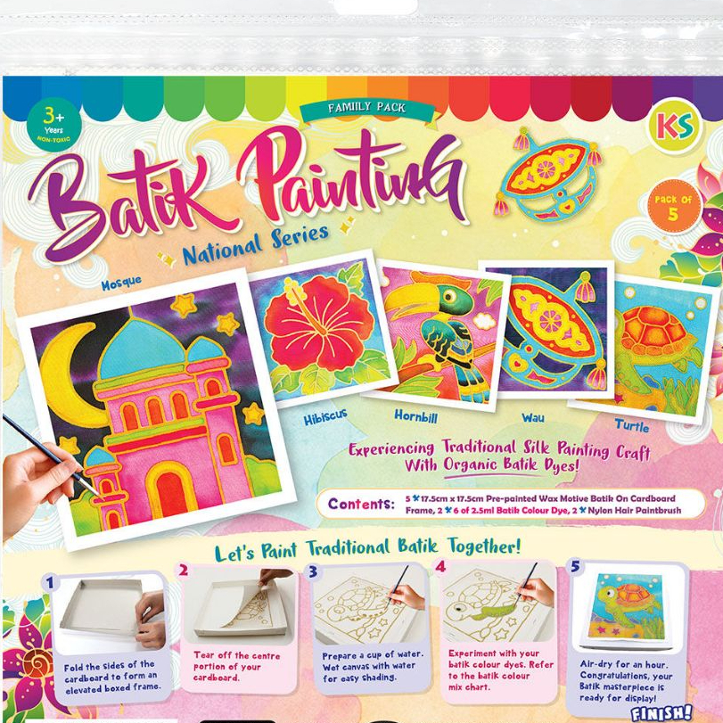 Set Mencanting Batik Merdeka Mewarna Art & Craft | Shopee Malaysia