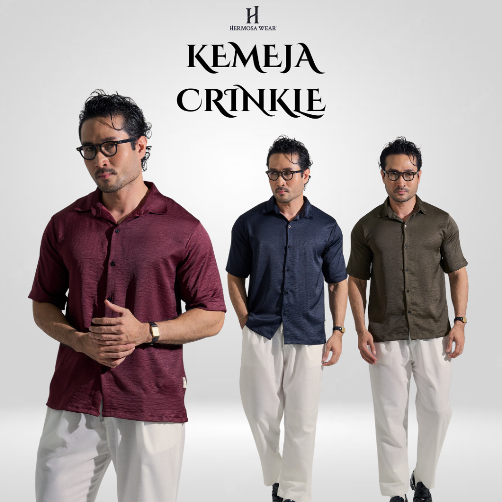 CRINKLE & LAYERS SHIRT IRONLESS (NEW VERSION) | Shopee Malaysia