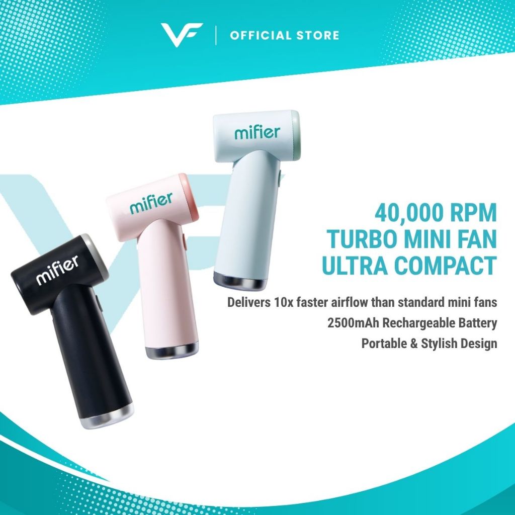 Mifier MF200 Kipas Mini Mudah Alih Handheld Fan Portable Mini Fan ...