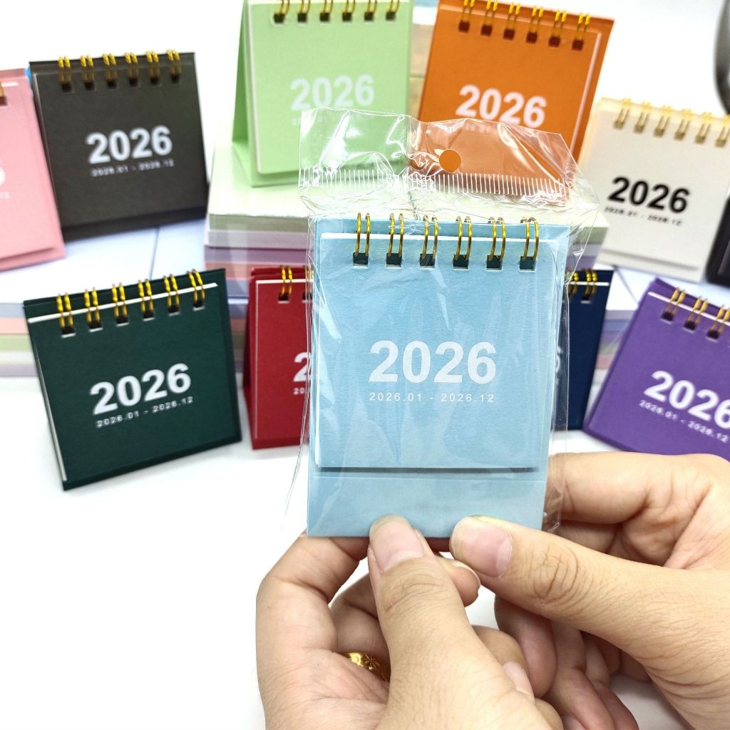 2026 Mini Calendar Desktop Calendar Kalender Small Calendar Office ...