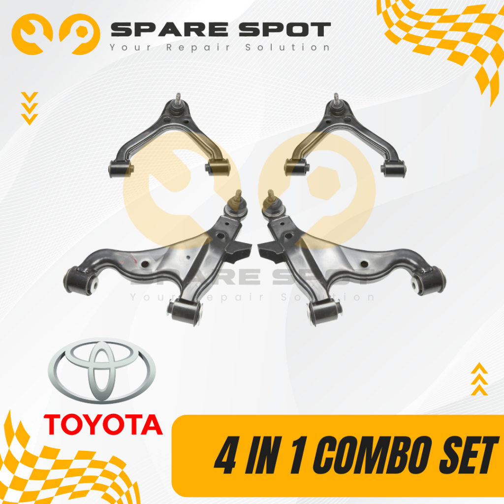 [4 IN 1 COMBO SET] OEM Front Lower Arm / Upper Arm - Toyota Innova ...