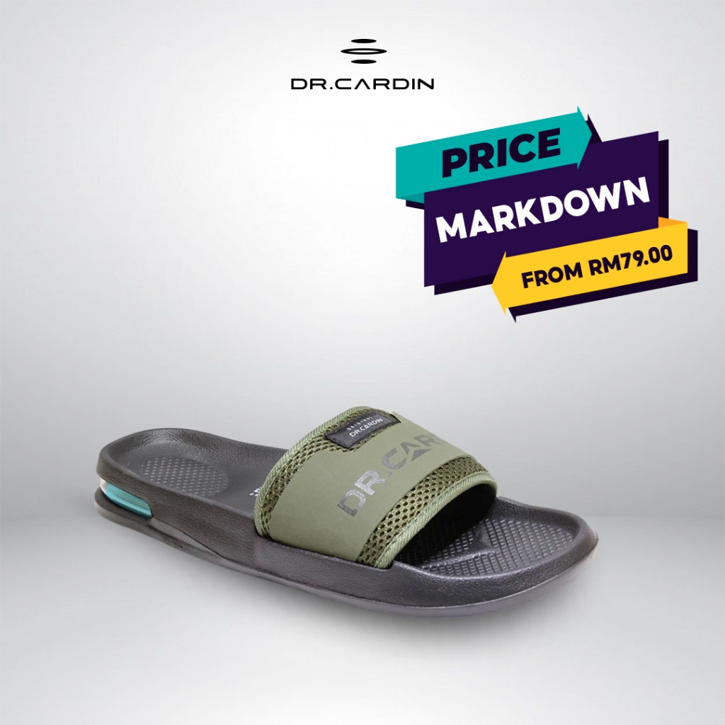 [Promo till 31st July] Dr. Cardin Comfort Air Slides Sandal D-SLI-7726 ...