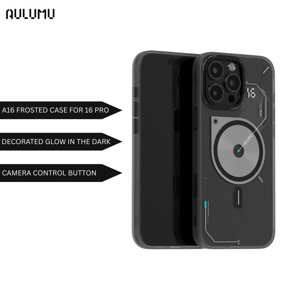 Aulumu A16 Frosted Case Compatible with 16 Pro / 16 Pro Max with ...
