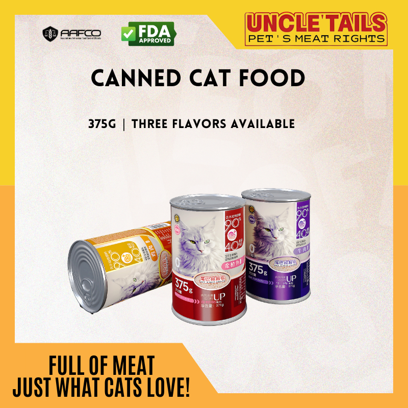 Uncle Tails Makanan Dalam Tin Kucing 400g*1pc Makanan Kucing Basah 3 ...