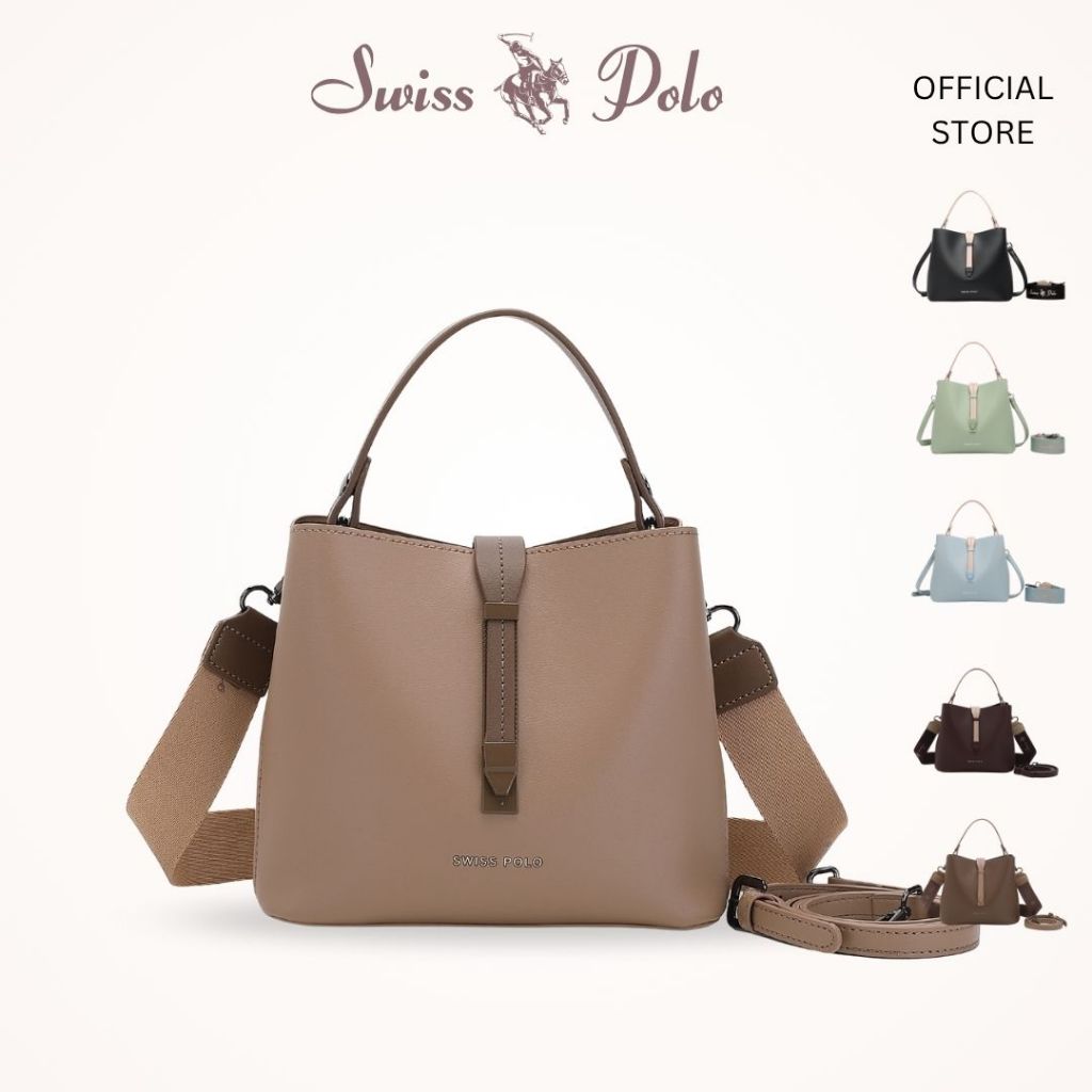 SWISS POLO Ladies Top Handle Sling Bag - Multi Colour HFE 2687 | Shopee Malaysia