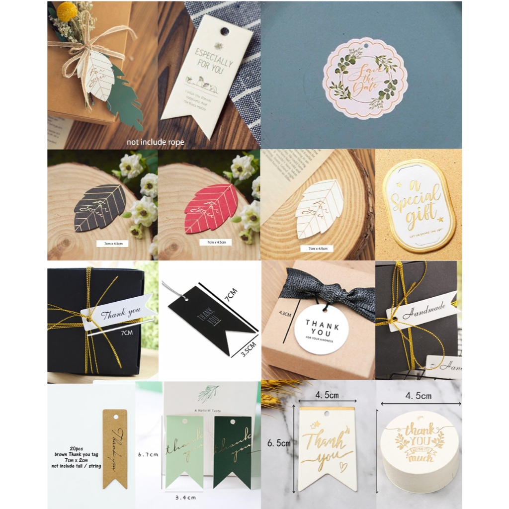 【READY STOCK】Mini card Greeting Cards Valentine Gift Card Label Tag ...