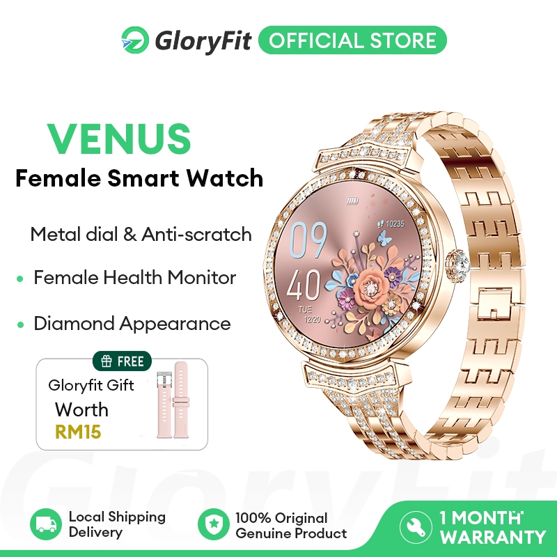 【Gift】GloryFit × AOLON Venus Smart Watch Women 24H Health Data ...
