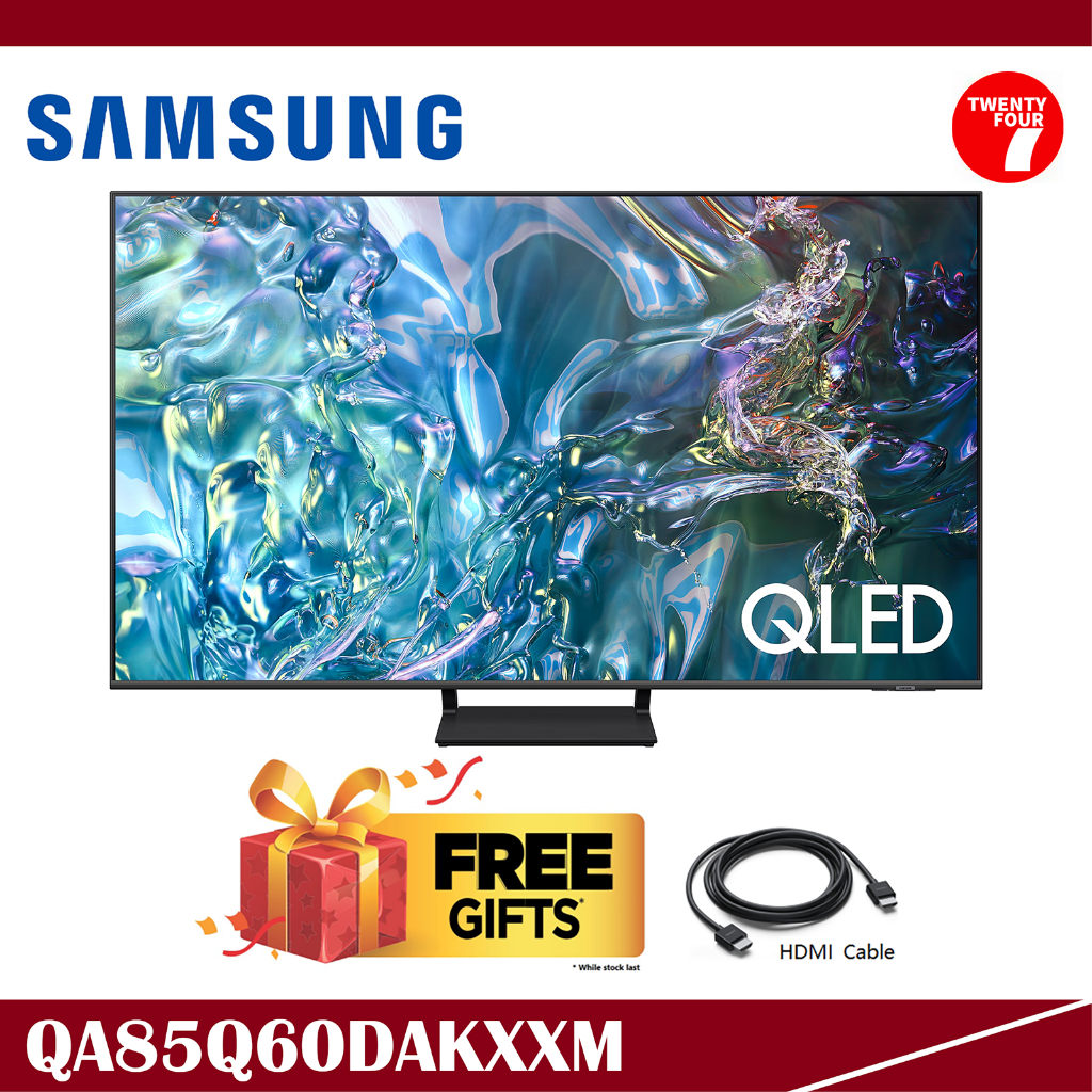 [ Delivered by Seller ] SAMSUNG 85" QLED Q60D 4K Smart TV QA85Q60DAKXXM ...
