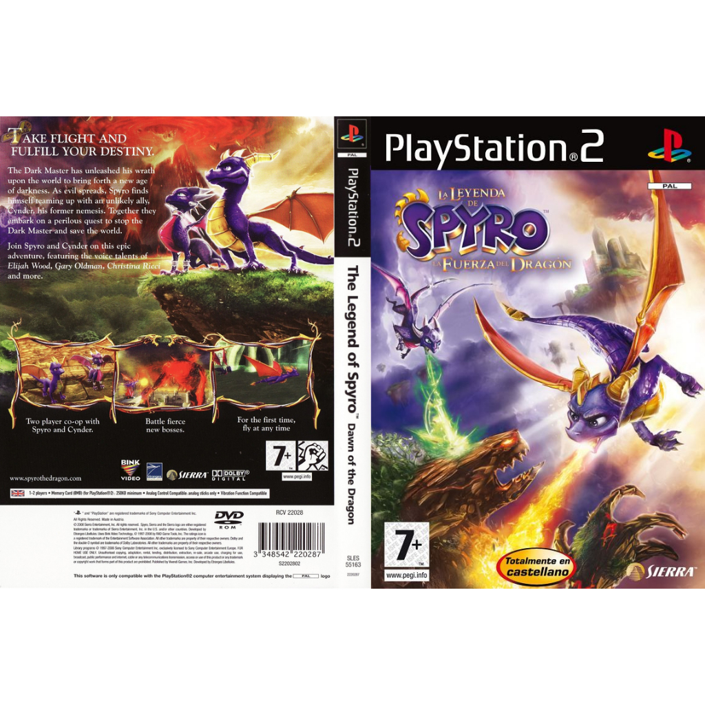 PS2 CD DVD Legend Of Spyro Dawn Of Dragon | Shopee Malaysia