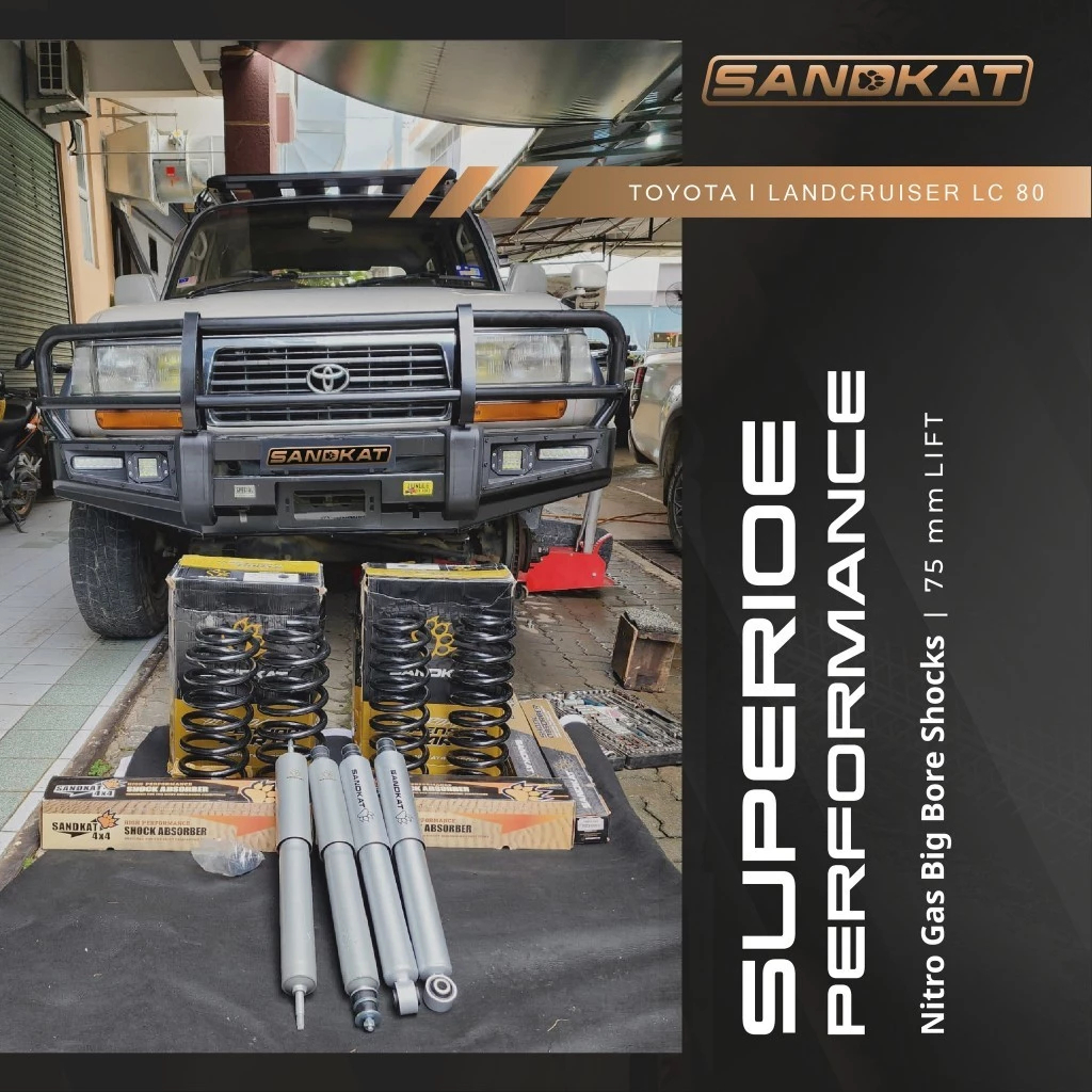 SANDKAT LIFT COIL SPRING FOR Toyota Land Cruiser 80 Coil Spring 2" 3" 4 ...