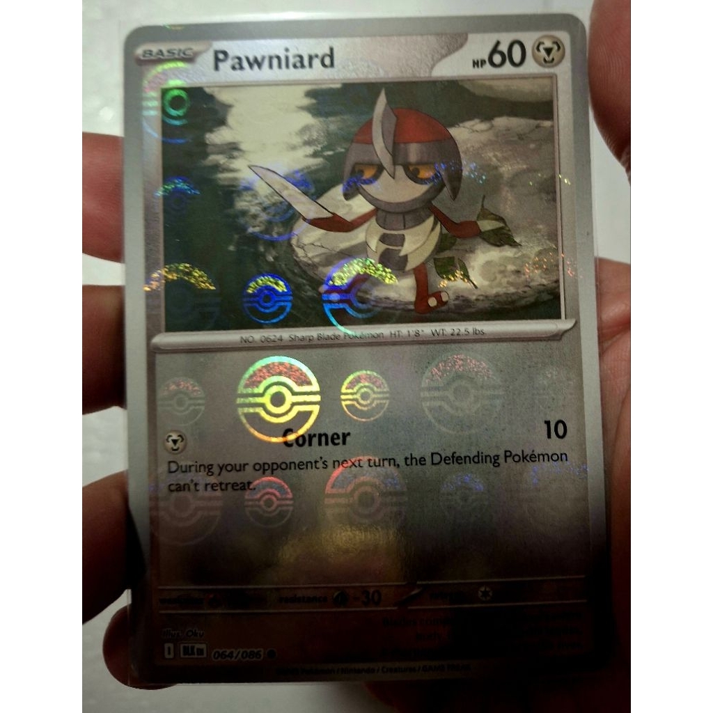 TCG Pokemon - Pawniard (poke ball)- 064/086 [ SV: Black Bolt] | Shopee ...