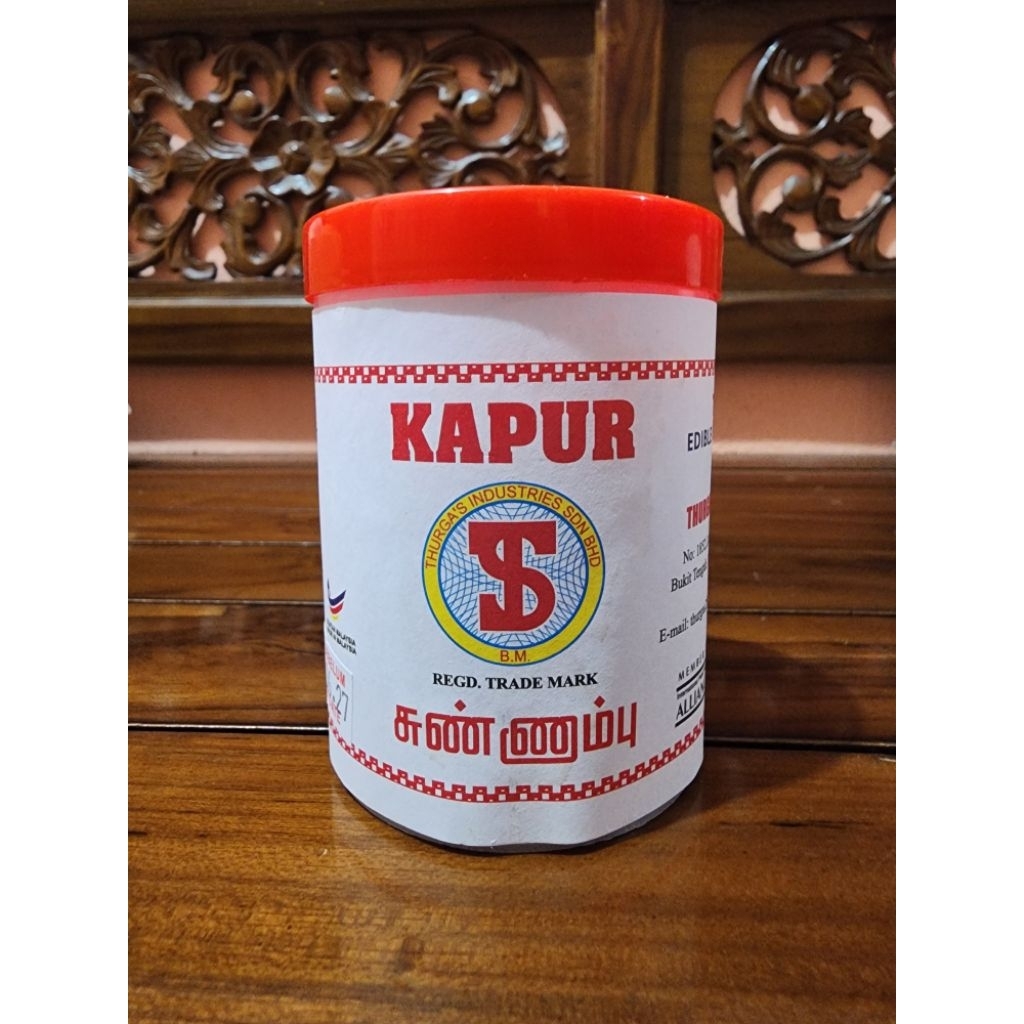 KAPUR MAKAN CAP THURGA'S 180gm | Shopee Malaysia