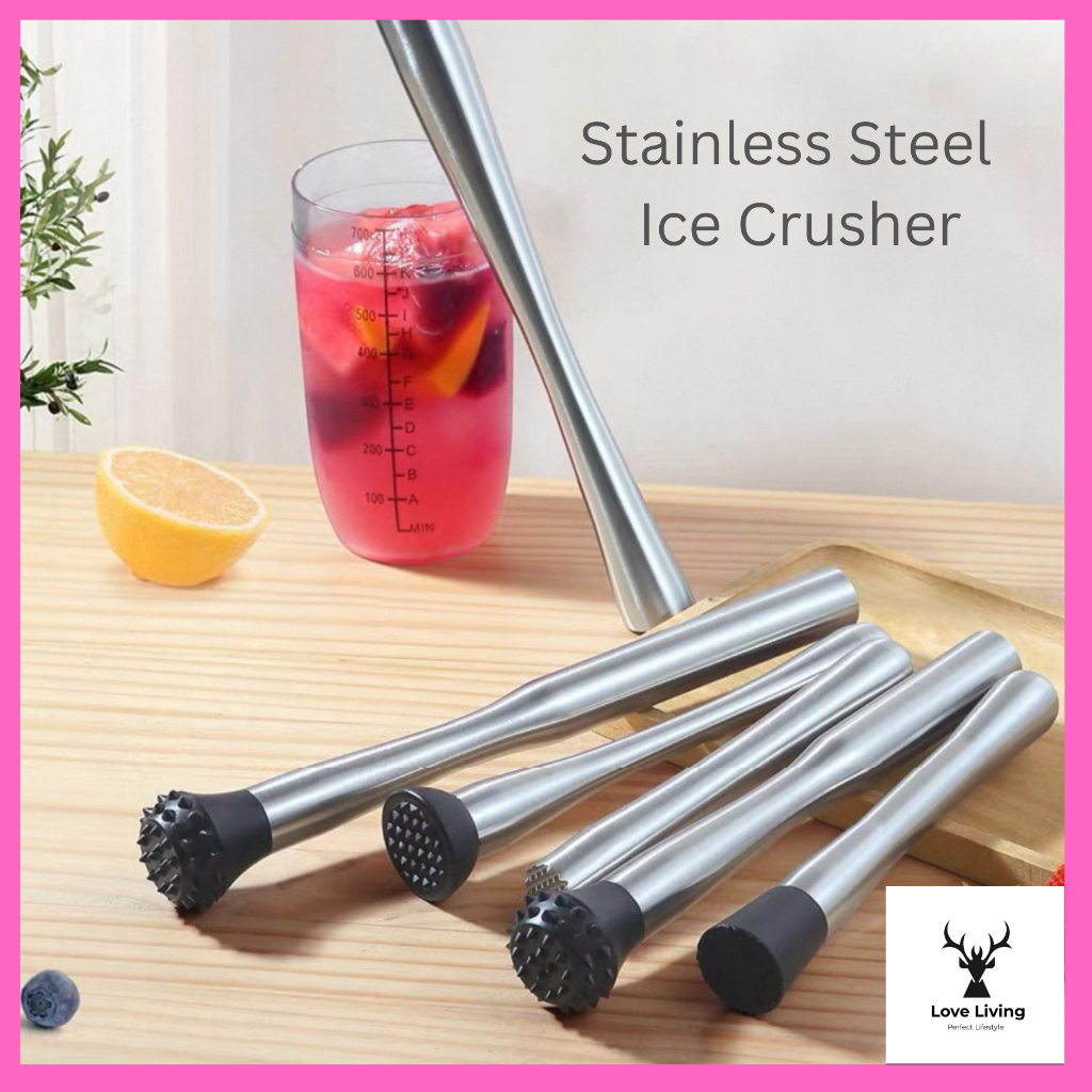 Love Living Ice Crusher Stick Ice Cube Fruits Muddler Cocktail Ice ...