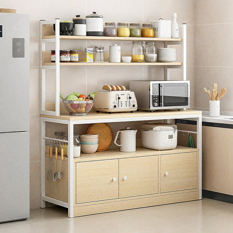 Kabinet Dapur Kitchen Storage Rak Kitchen Cabinet Rack Island Table Rak ...