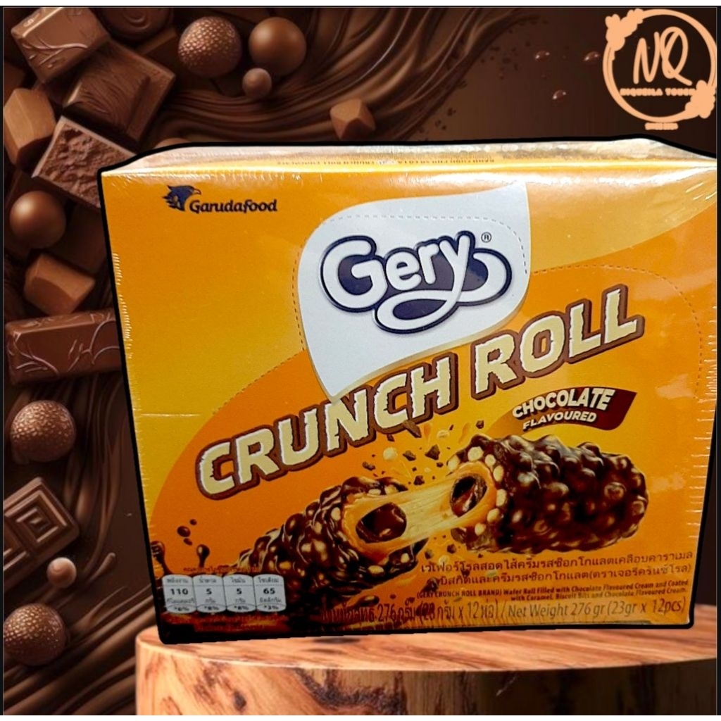 CRUNCH ROLL CHOCOLATE BY GERY 276g | Shopee Malaysia