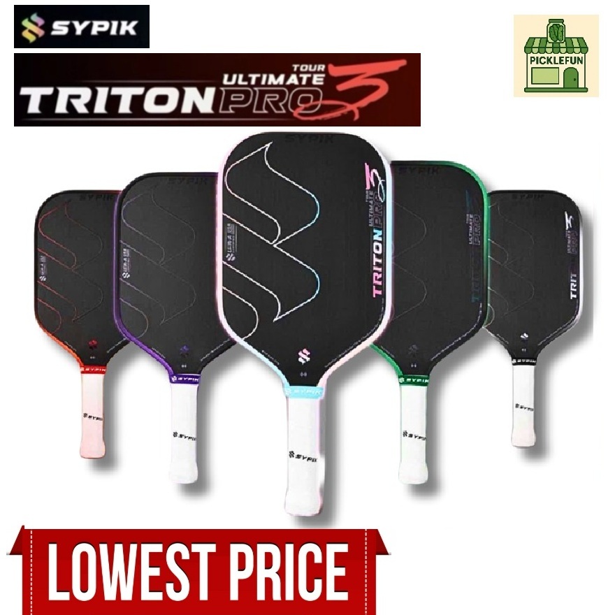 [ LOWEST PRICE ] Sypik Triton Ultimate Pro Tour Gen 3 Pickleball Paddle ...