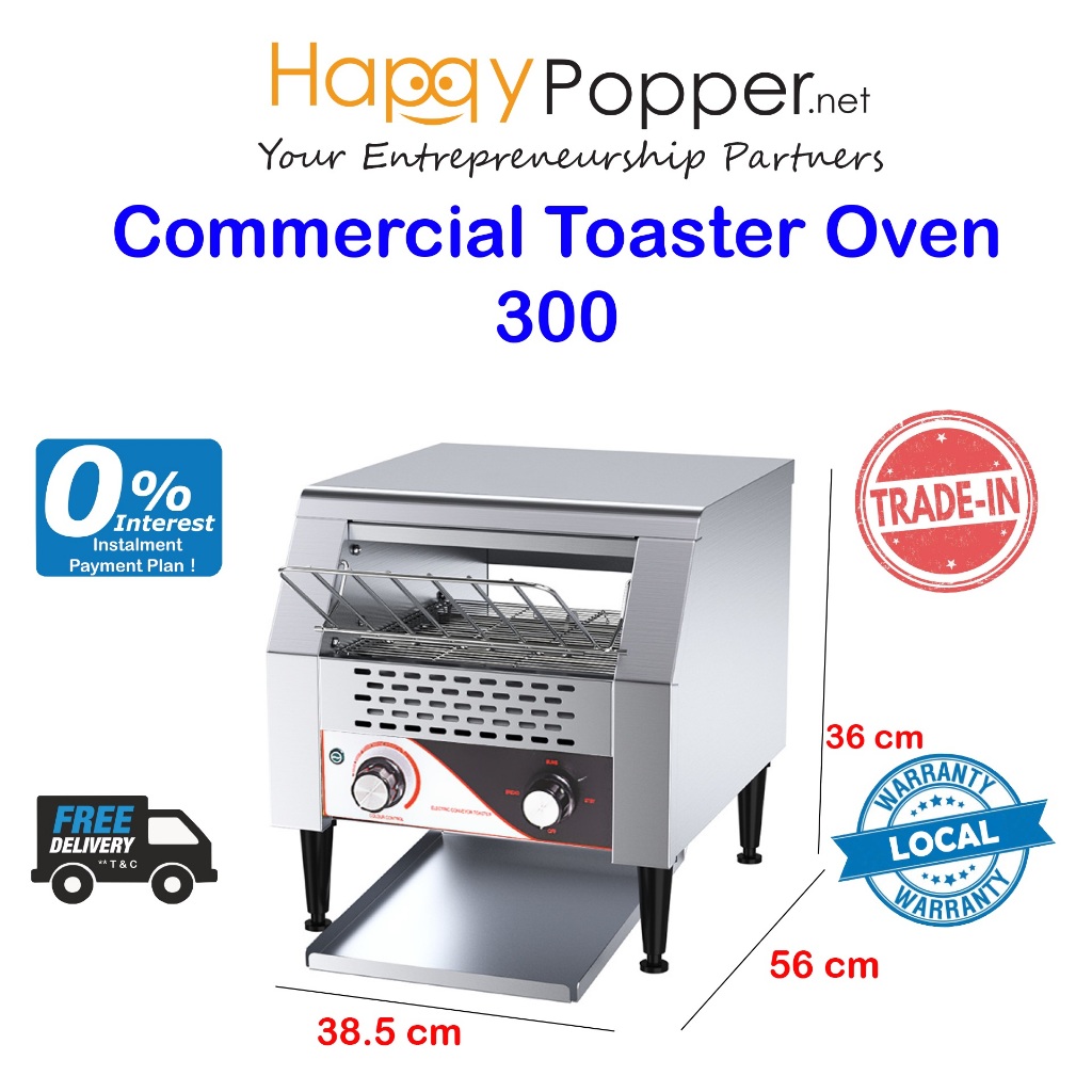 Happypopper Commercial Mesin Bakar Roti Toaster Bread Baker Baking ...