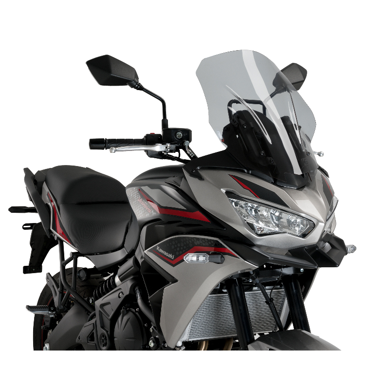 Puig Windshield Touing For Kawasaki Versys 650 2022-2025 (SMOKE)(21260H ...