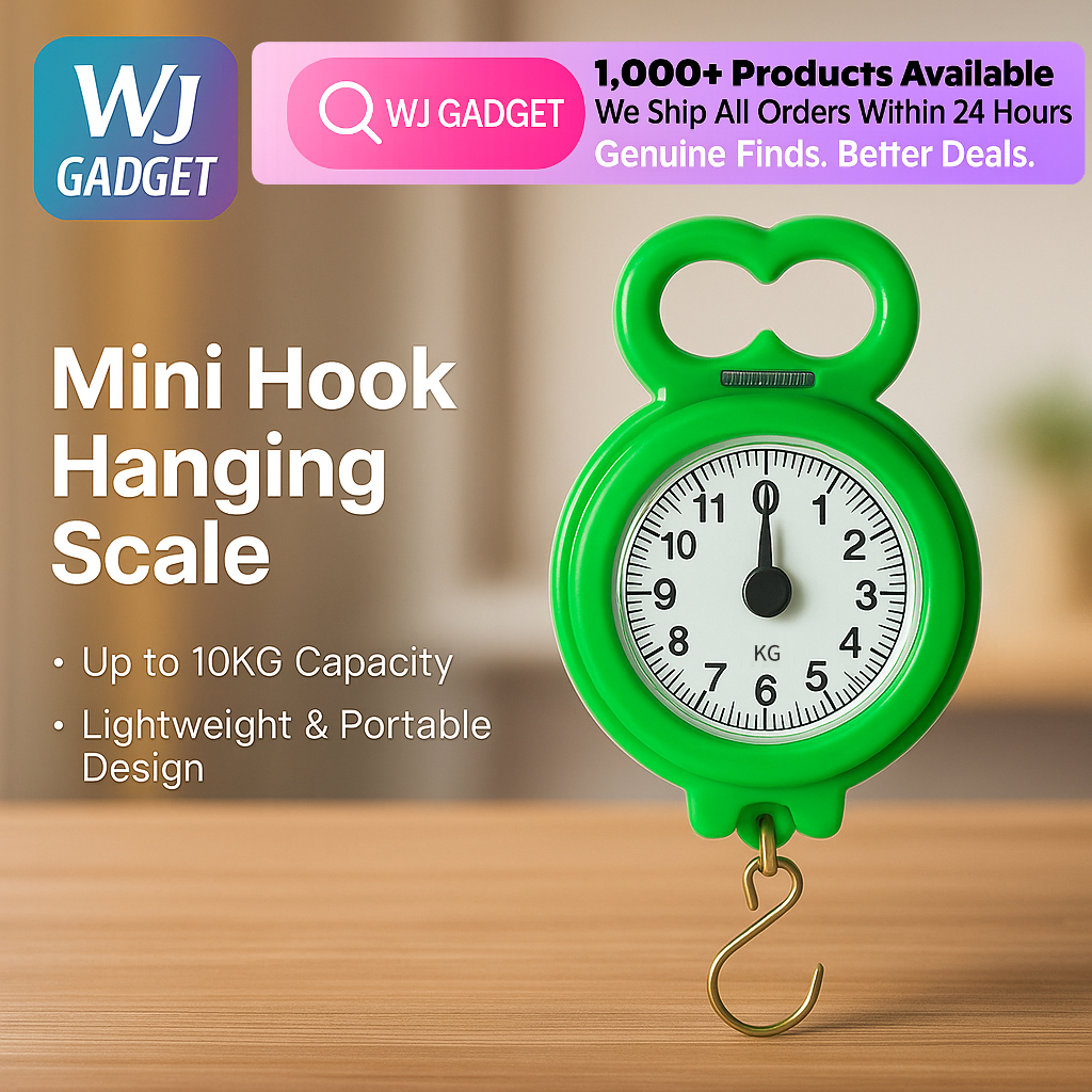 Penimbang Bagasi Poket 10KG Portable Spring Scale Travel Hanging ...