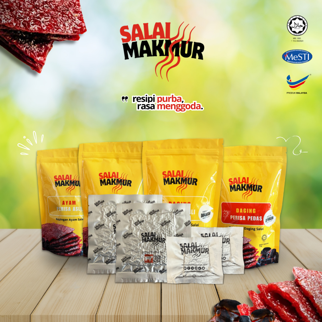 SEKEPING DAGING SALAI MAKMUR || PERISA PEDAS || PERISA ORIGINAL (10G ...