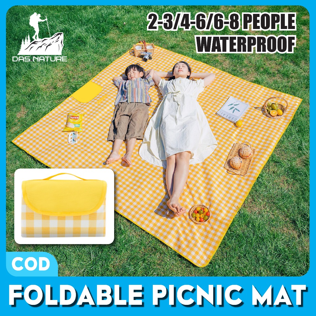 Picnic Mat Tikar Pantai Berkelah Waterproof Oxford Cloth Outdoor ...