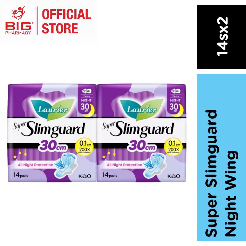 LAURIER SUPER SLIM GUARD 30CM 14SX2 | Shopee Malaysia