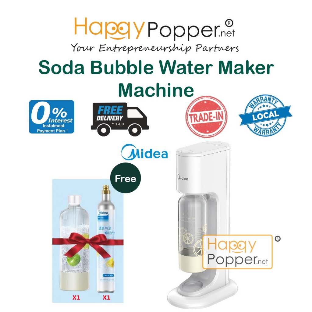 Happypopper Commercial Soda Bubble Water Machine Sparkling Water Maker ...