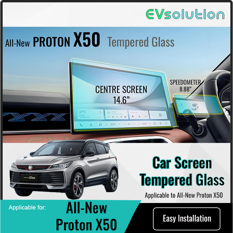 ( Ready Stock ) NEW Proton X50 Tempered Glass Screen Protector ...