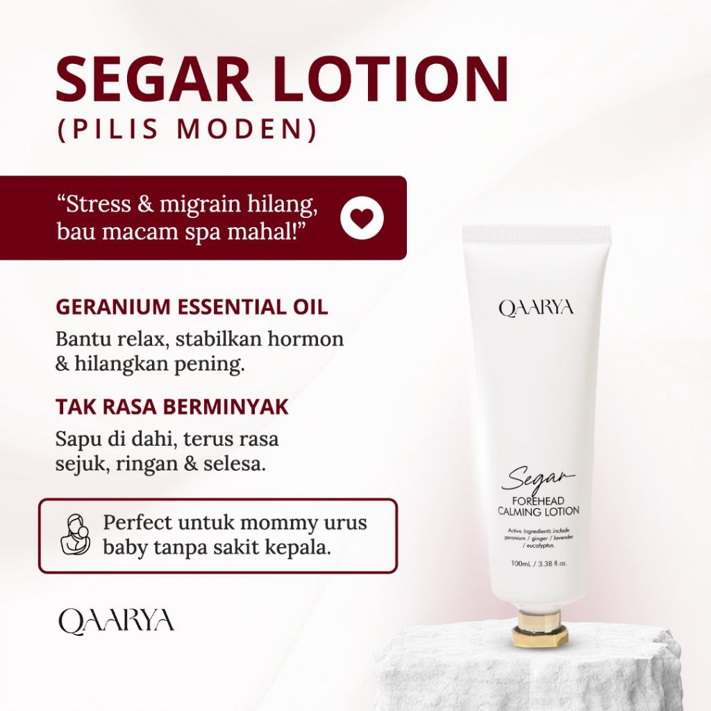 QAARYA SEGAR-PILIS LOTION FOREHEAD (DAHI) | Shopee Malaysia