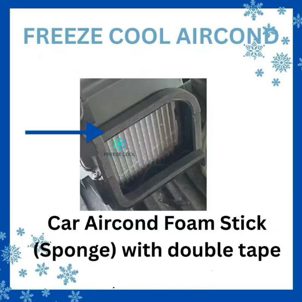 Car Aircond Foam Stick (Sponge) with Double Tape • Keep Cooling Coil ...