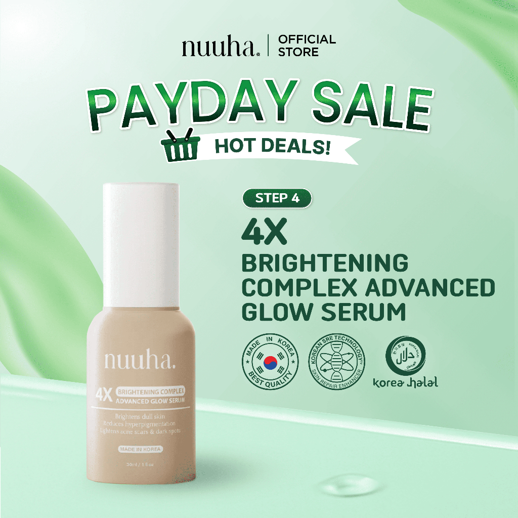 NUUHA BEAUTY 4X BRIGHTENING COMPLEX ADVANCED GLOW SERUM | Shopee Malaysia