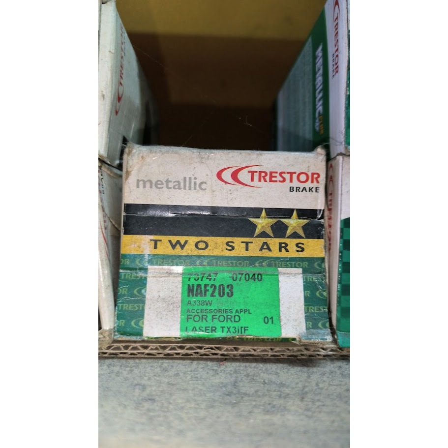 (clerance stock)TRESTOR front DISC BRAKE PAD ford LASER LYNX TX3 1.8 94 ...
