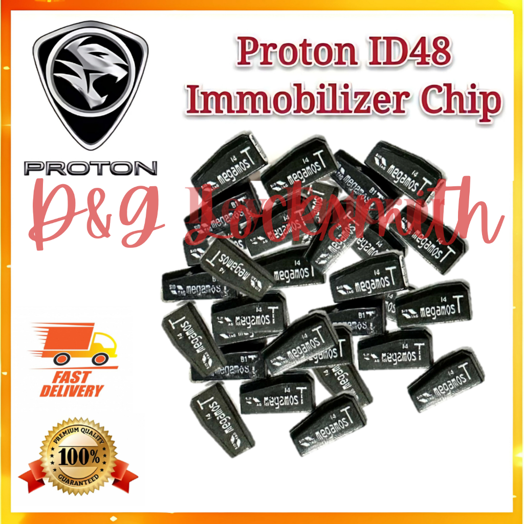 Proton Original Chip ID48 immobilizer for SAGA BLM FLX WAJA EXORA ...