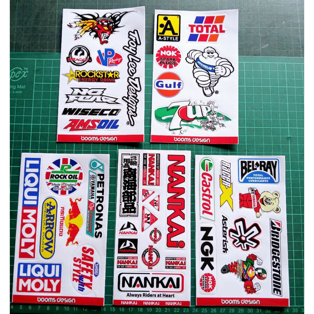 sticker Nankai & brands sesuai tampal di box motor | Shopee Malaysia