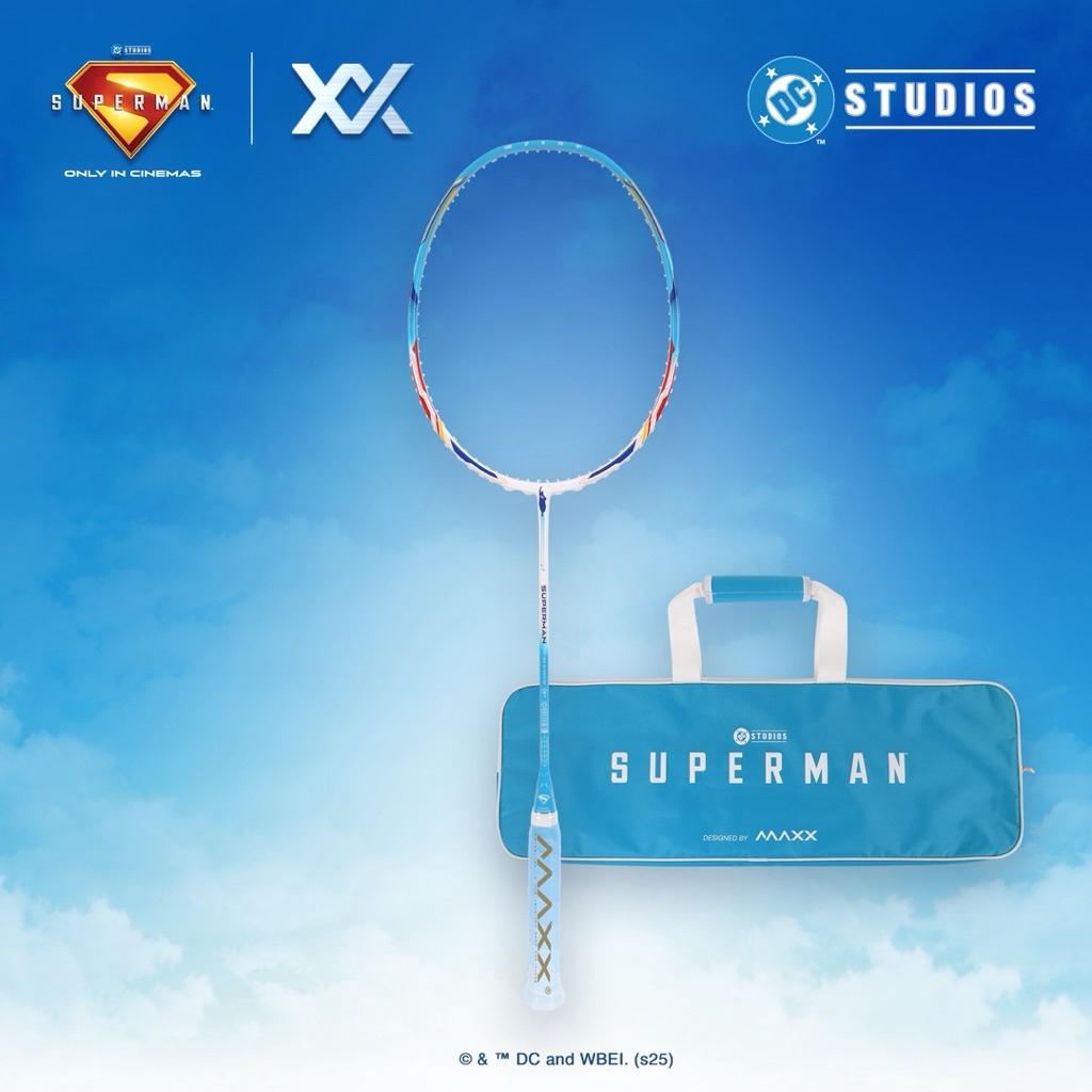 MAXX SUPERMAN EDITION BADMINTON RACQUET (100% AUTHENTIC) | Shopee Malaysia